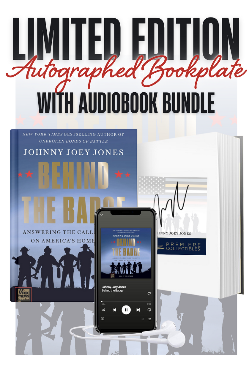 Behind the Badge - Johnny Joey Jones (Signed Book)