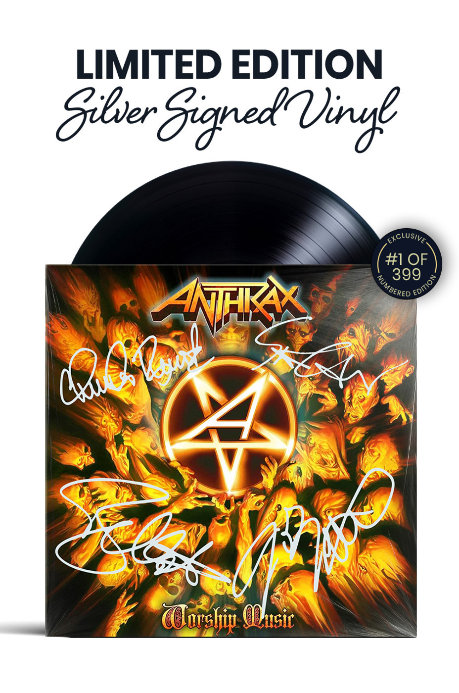 Worship Music - Anthrax (Signed Vinyl)