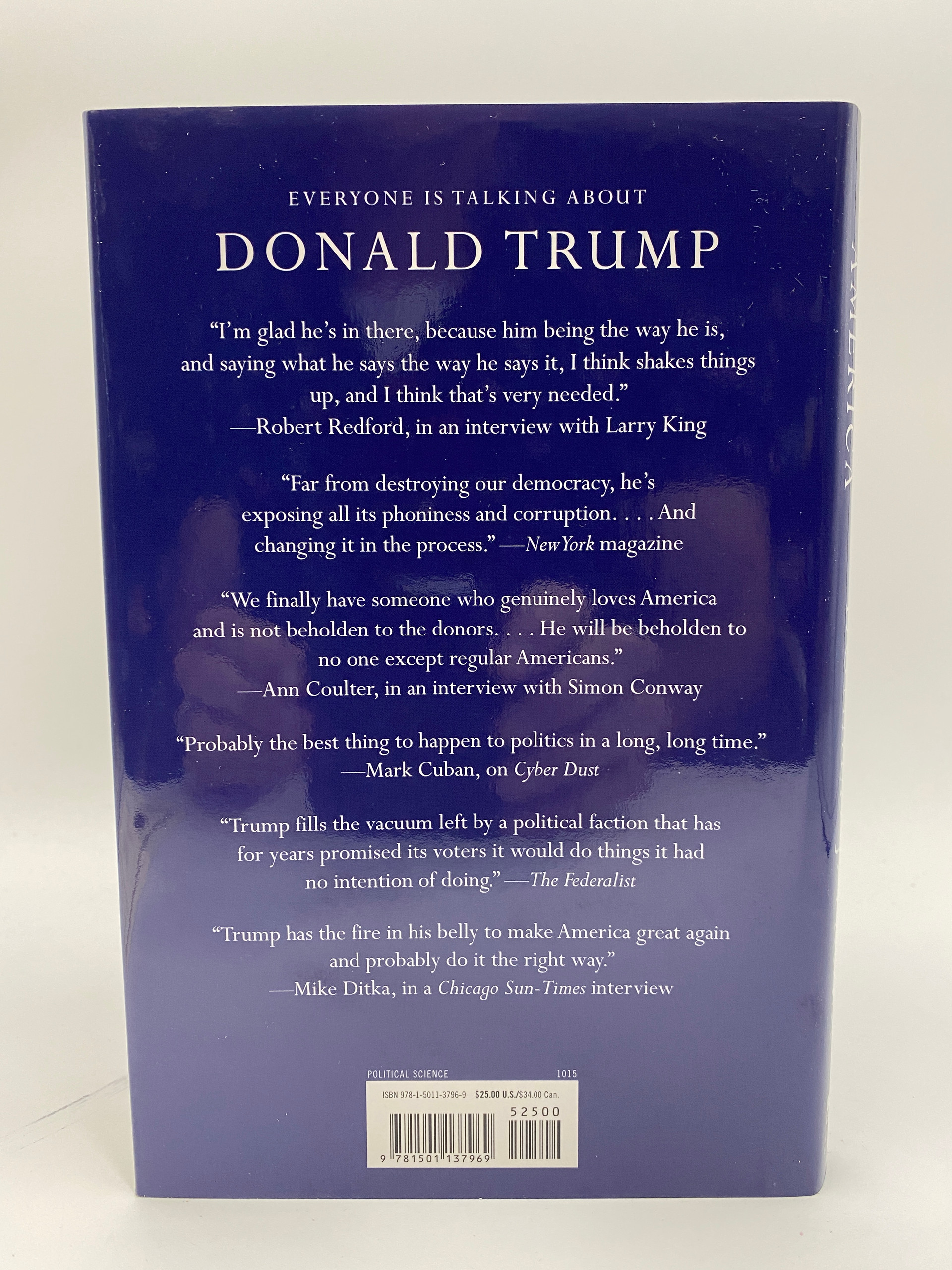 Donald Trump Signed Book - Crippled America