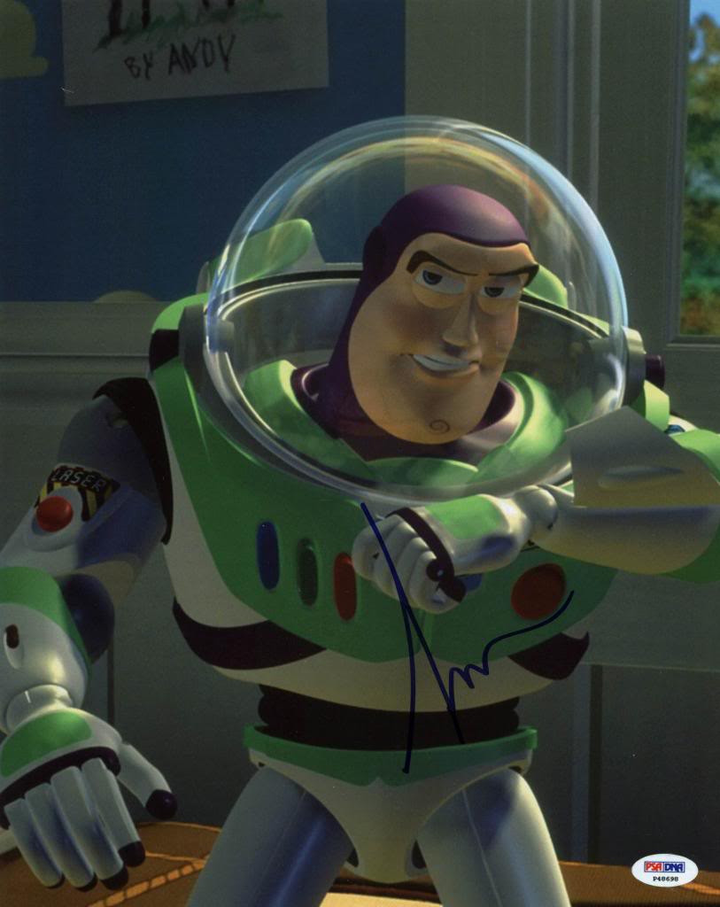 Tim Allen Toy Story Buzz Lightyear Signed Authentic 11X14 Photo PSA/DNA ...