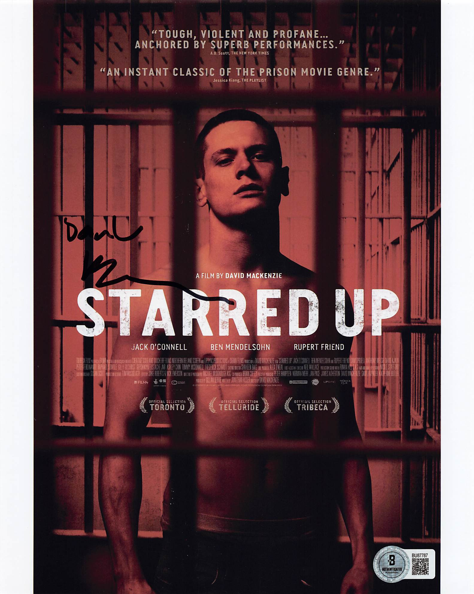 David Mackenzie Starred Up Authentic Signed 8x10 Vertical Photo BAS # ...
