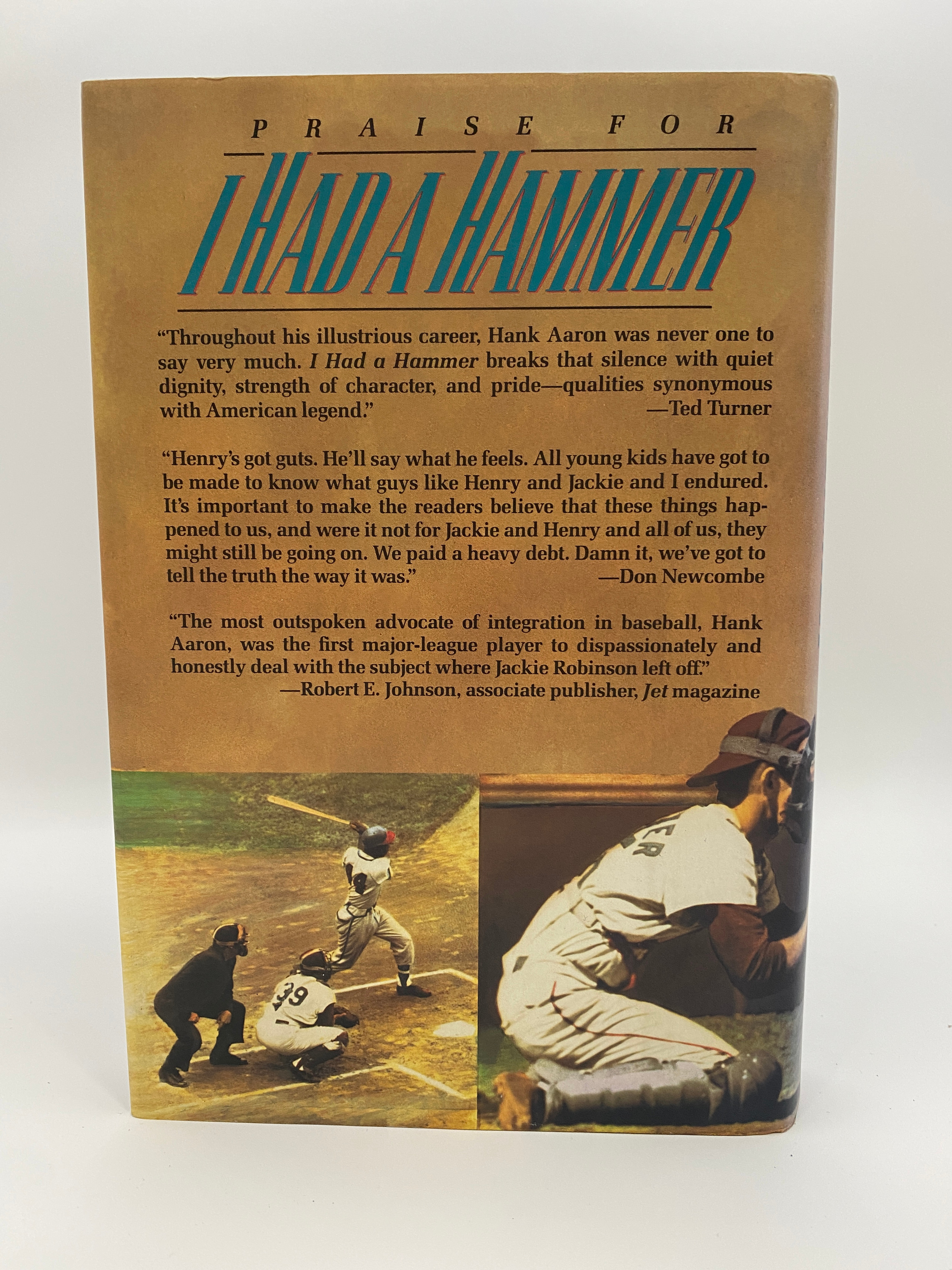 I Had a Hammer - Hank Aaron, (Signed Book)
