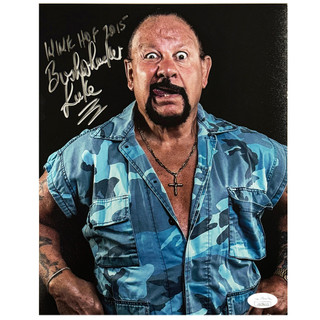 Bushwacker Luke Signed WWE HOF 2015 Inscription Pose 4 Wrestling 8x10 ...