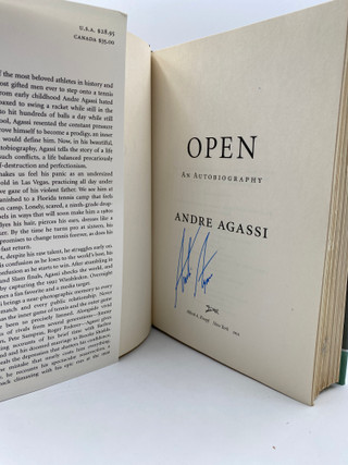 Open - Andre Agassi (Signed Book)