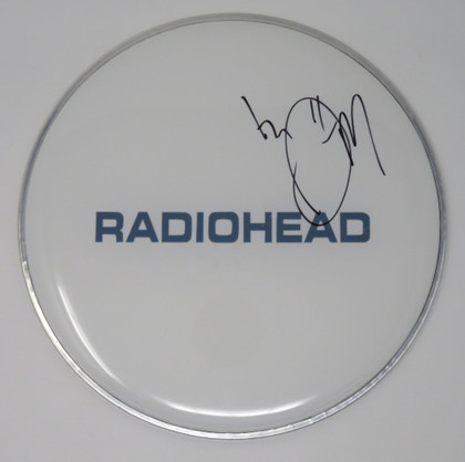 Signed Drumheads and Sticks