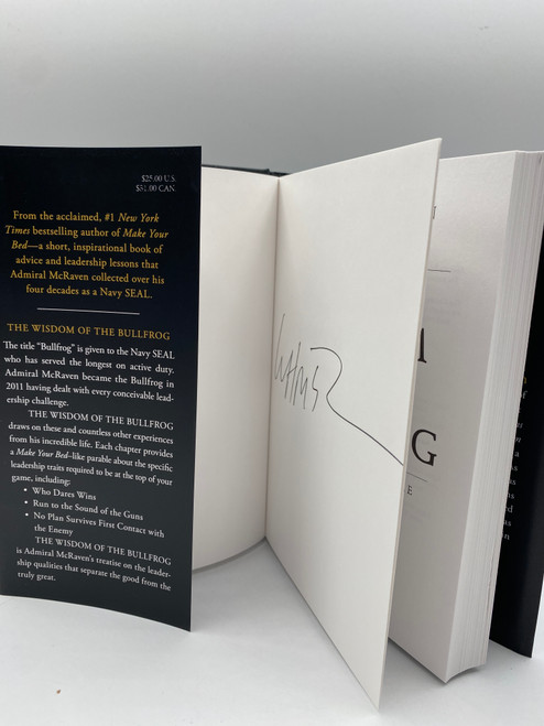 The Wisdom of the Bullfrog - Admiral William H. McRaven (Signed Book)