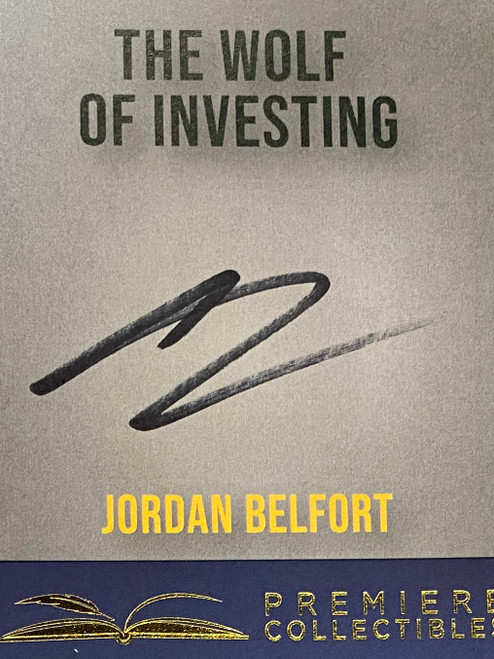 The Wolf of Investing - Jordan Belfort (Signed Book)