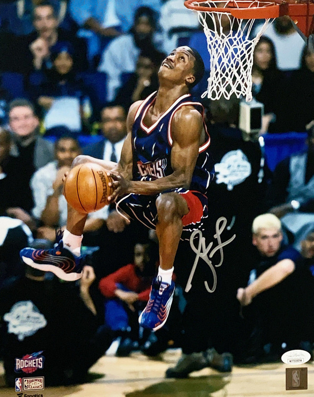 Steve Francis Signed Houston Rockets 11x14 Pose 1 Photo (JSA)