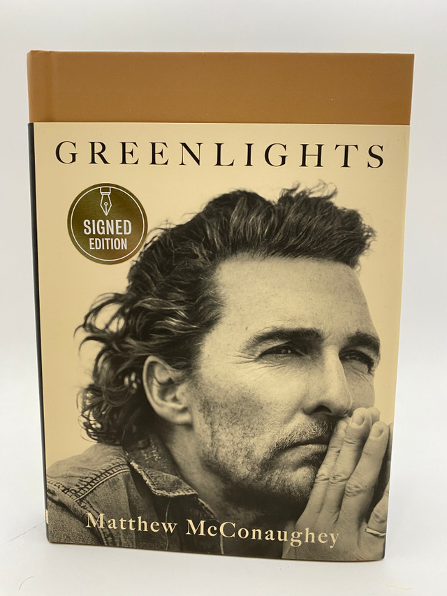Greenlights - Matthew McConaughey (Signed Book)