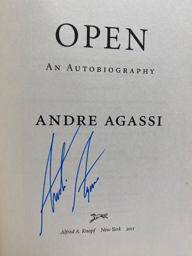 Open - Andre Agassi (Signed Book)