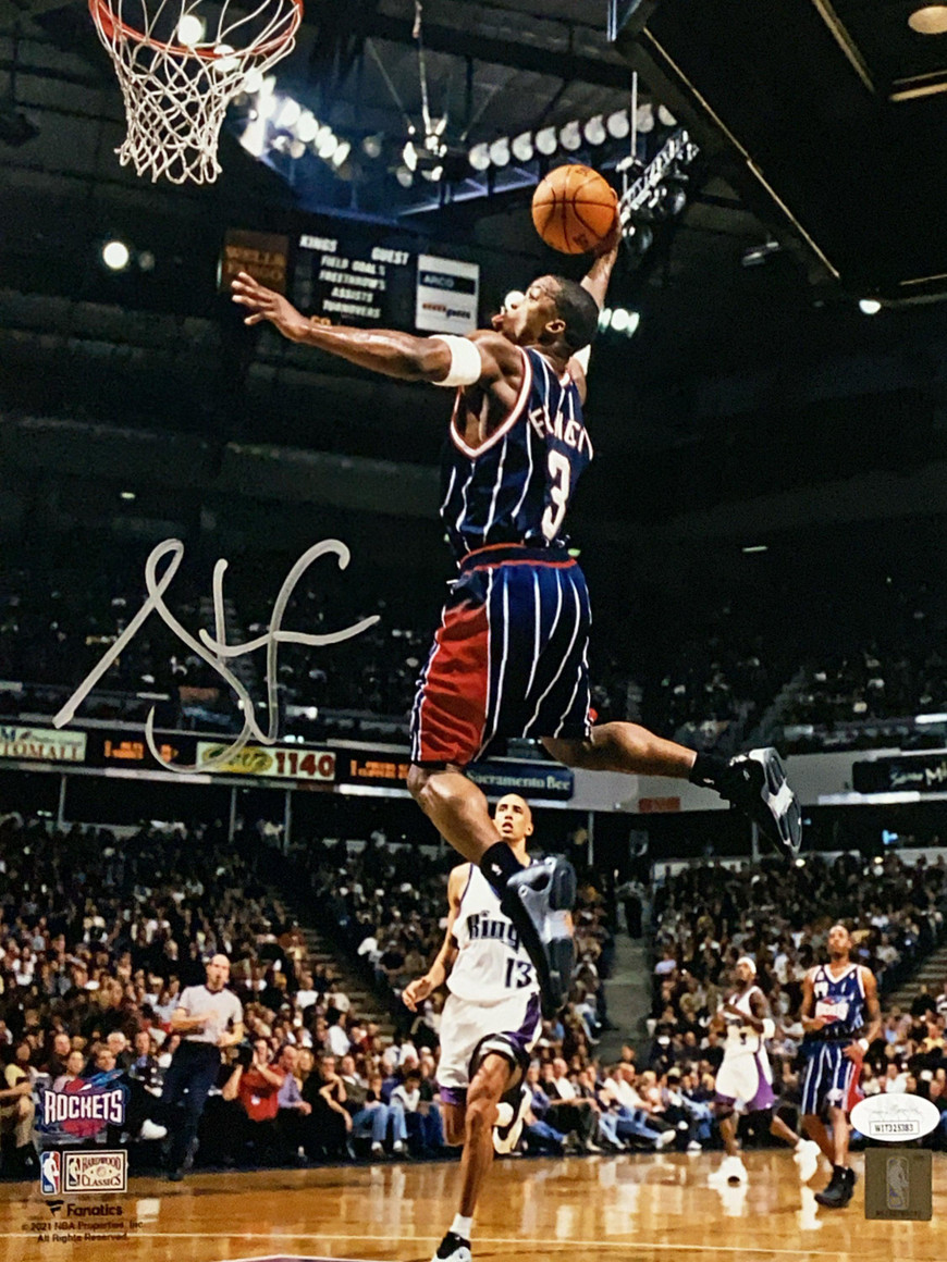 Steve Francis Signed Houston Rockets 11x14 Pose 3 Photo (JSA)