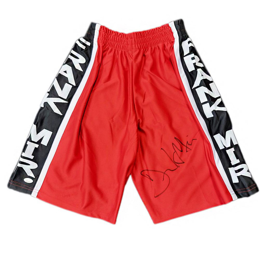 Frank Mir Signed Red MMA Fighting Trunks (JSA)