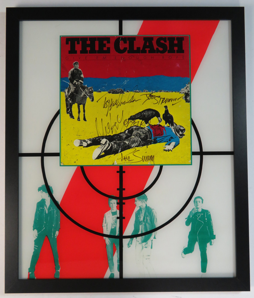The Clash Signed Display - Premiere Collectibles