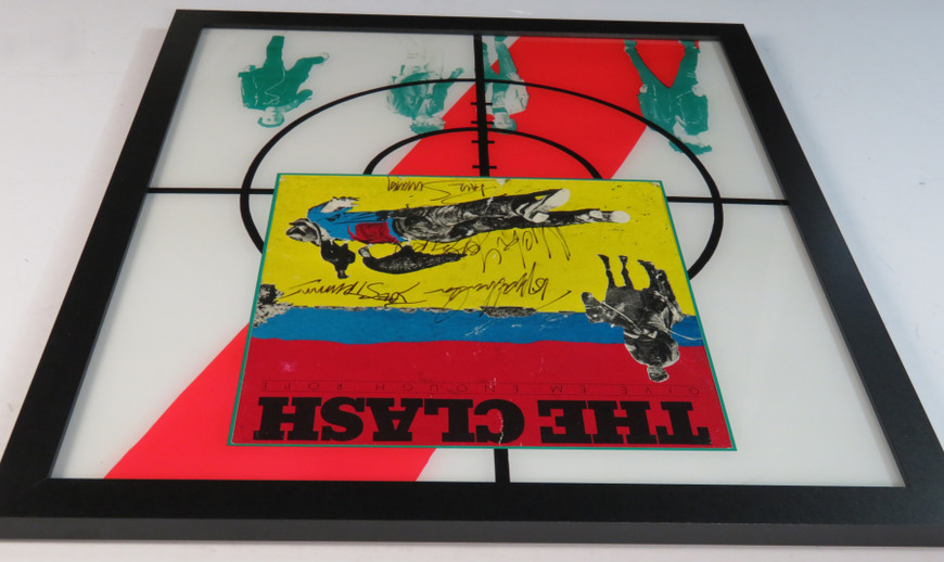 The Clash Signed Display - Premiere Collectibles