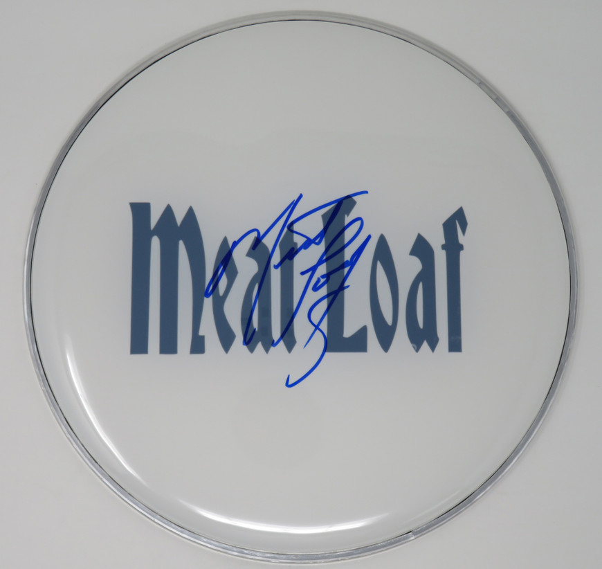 Meat Loaf Signed Drumhead LH-RR58672 - Meat Loaf (Signed Drumhead)