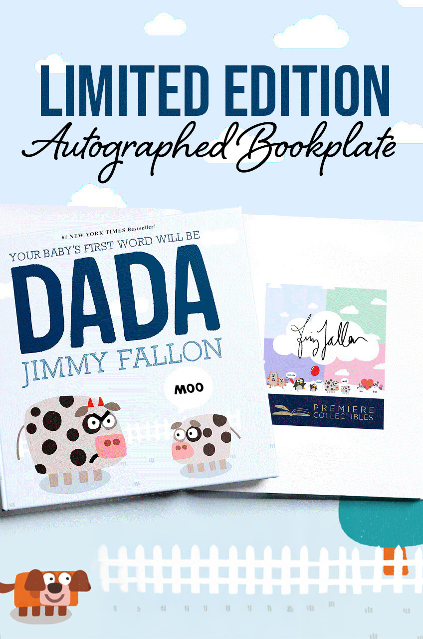 Your Baby's First Word Will Be DADA - Jimmy Fallon (Signed Book)