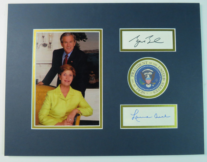 George W. Bush & Laura Bush - George W. Bush & Laura Bush (Signed ...