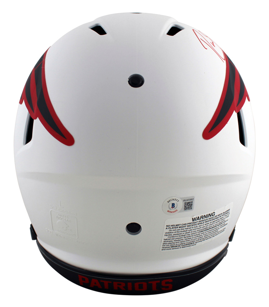 Patriots Randy Moss Signed Lunar Full Size Speed Proline Helmet w/ case ...