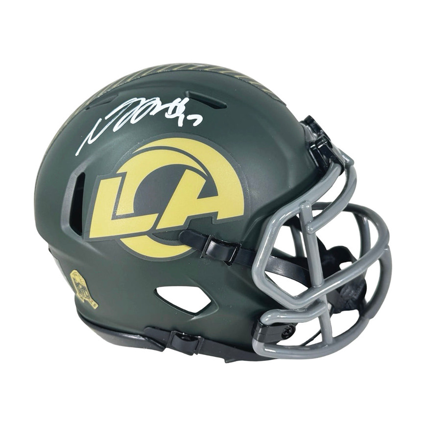 Davante Adams Signed Los Angeles Rams Salute to Service 2025 Mini ...