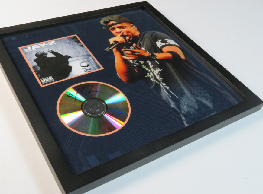 Jay-Z Signed CD – Matted & Framed Hip-Hop Collectible | JSA Authenticated