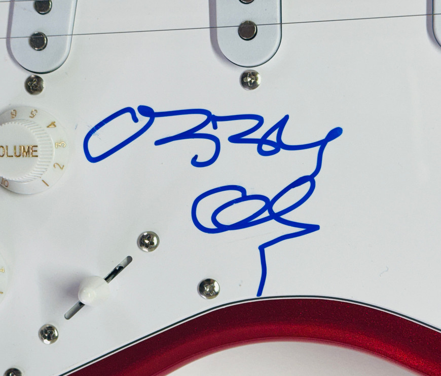 Ozzy Osbourne Signed Guitar