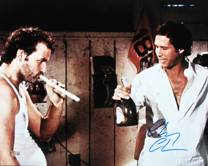 Chevy Chase Caddyshack Signed 16x20 Photo w/ Bill Murray Blue Sig BAS ...
