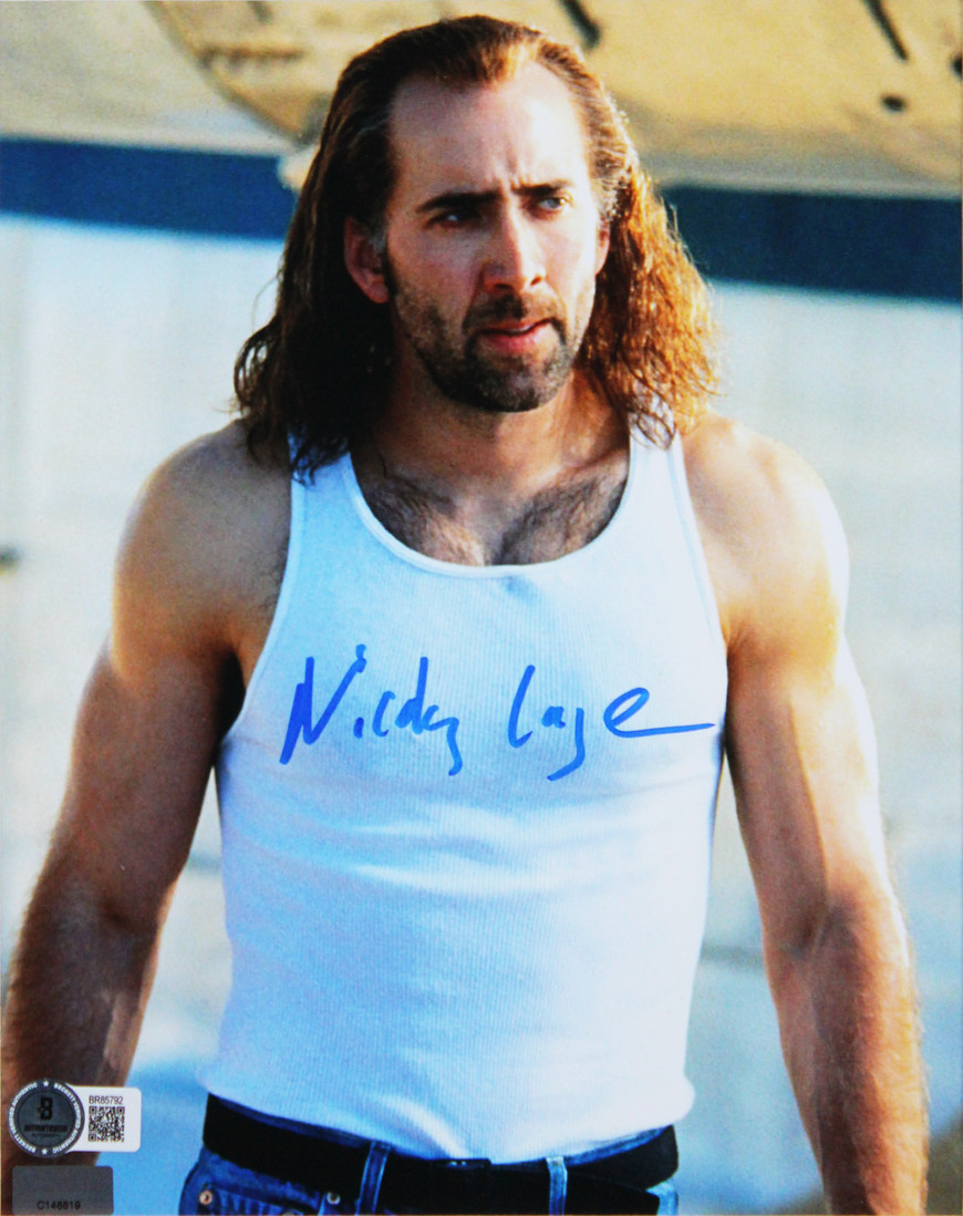 Nicolas Cage Con Air Authentic Signed 8x10 Framed Photo Autographed BAS ...