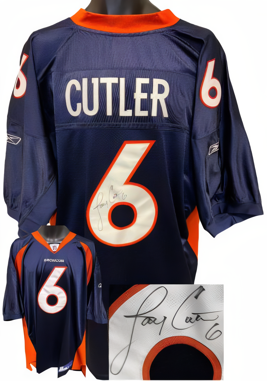 Jay Cutler Signed Denver Broncos Reebok Official On Field Jersey/Size ...