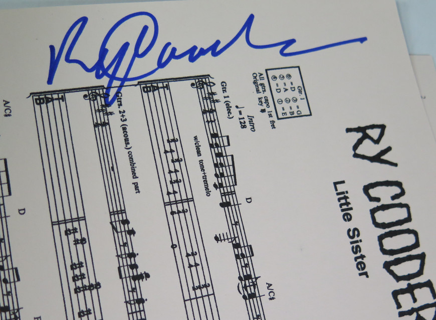 Little Sister - Ry Cooder (Signed Book)