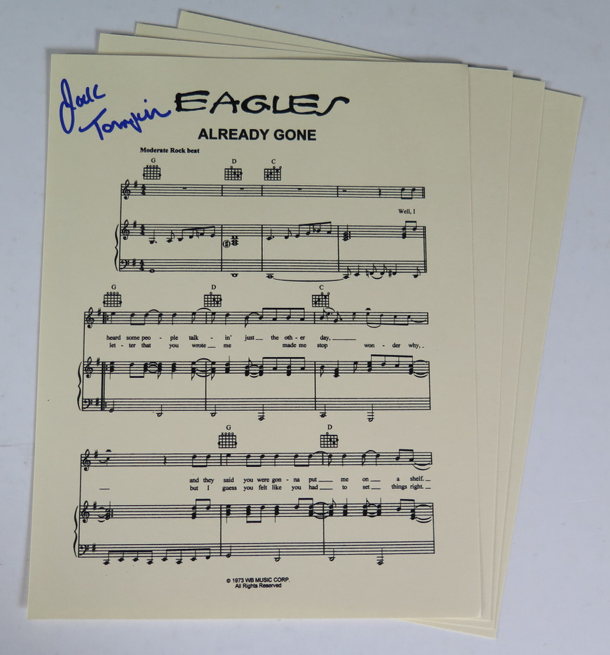 Already Gone - Eagles (Signed Book)