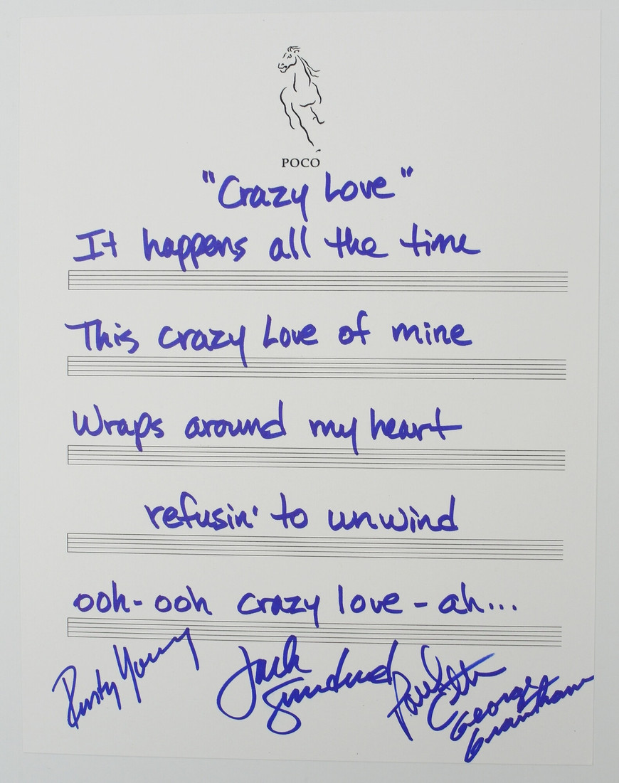 Crazy Love Version 1 - Poco (Signed Book)