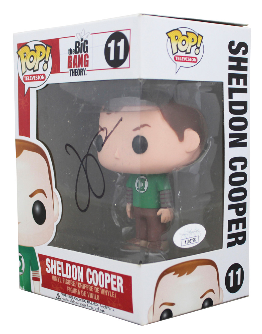Jim Parsons The Big Bang Theory Signed Sheldon #11 Funko Pop Figure JSA ...
