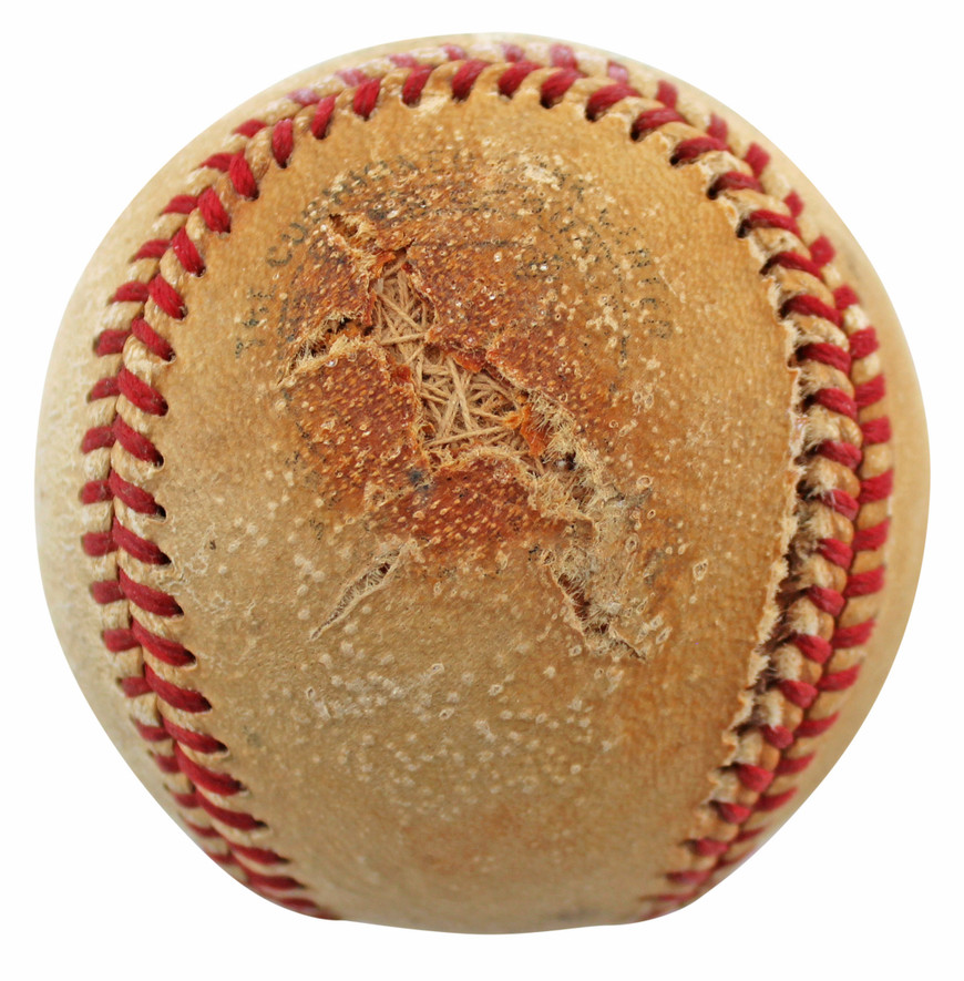 Dwight D. Eisenhower Authentic Signed WIlliam Harridge Oal Baseball BAS ...