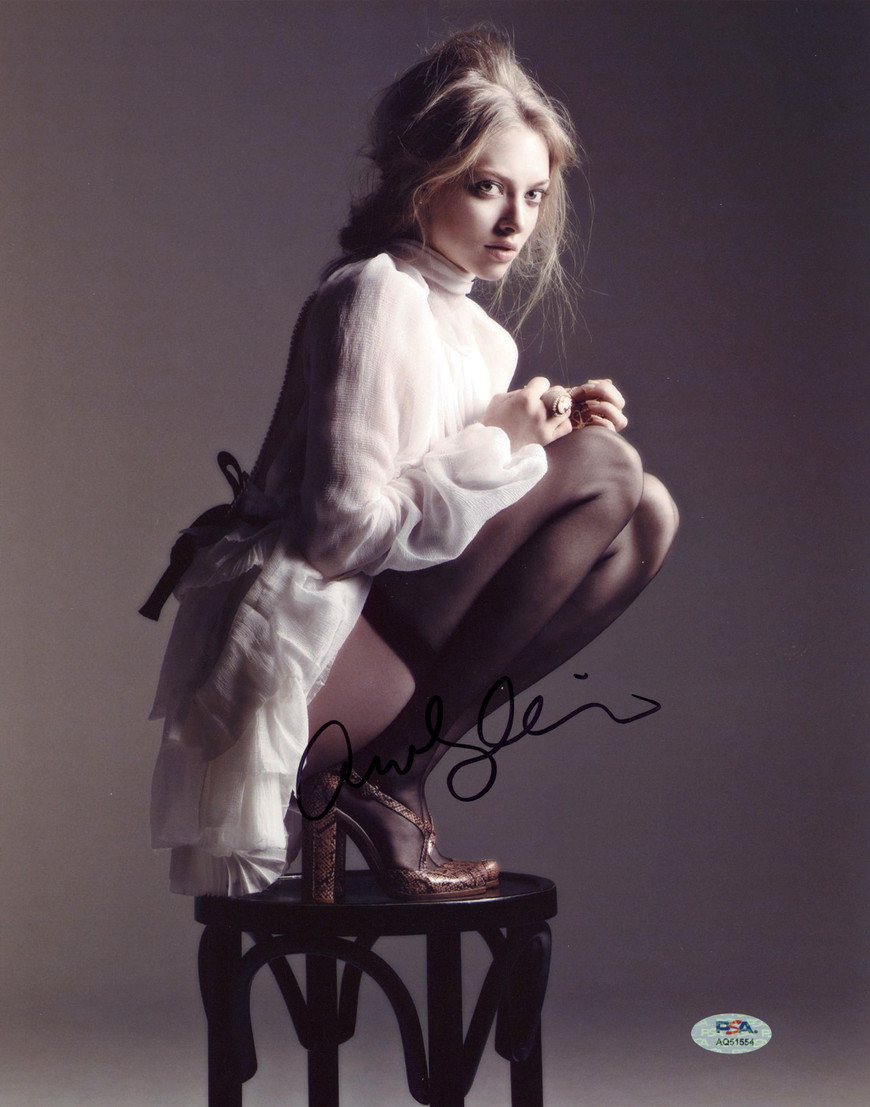 Amanda Seyfried Mean Girls Authentic Signed 11x14 Vertical Photo PSA ...
