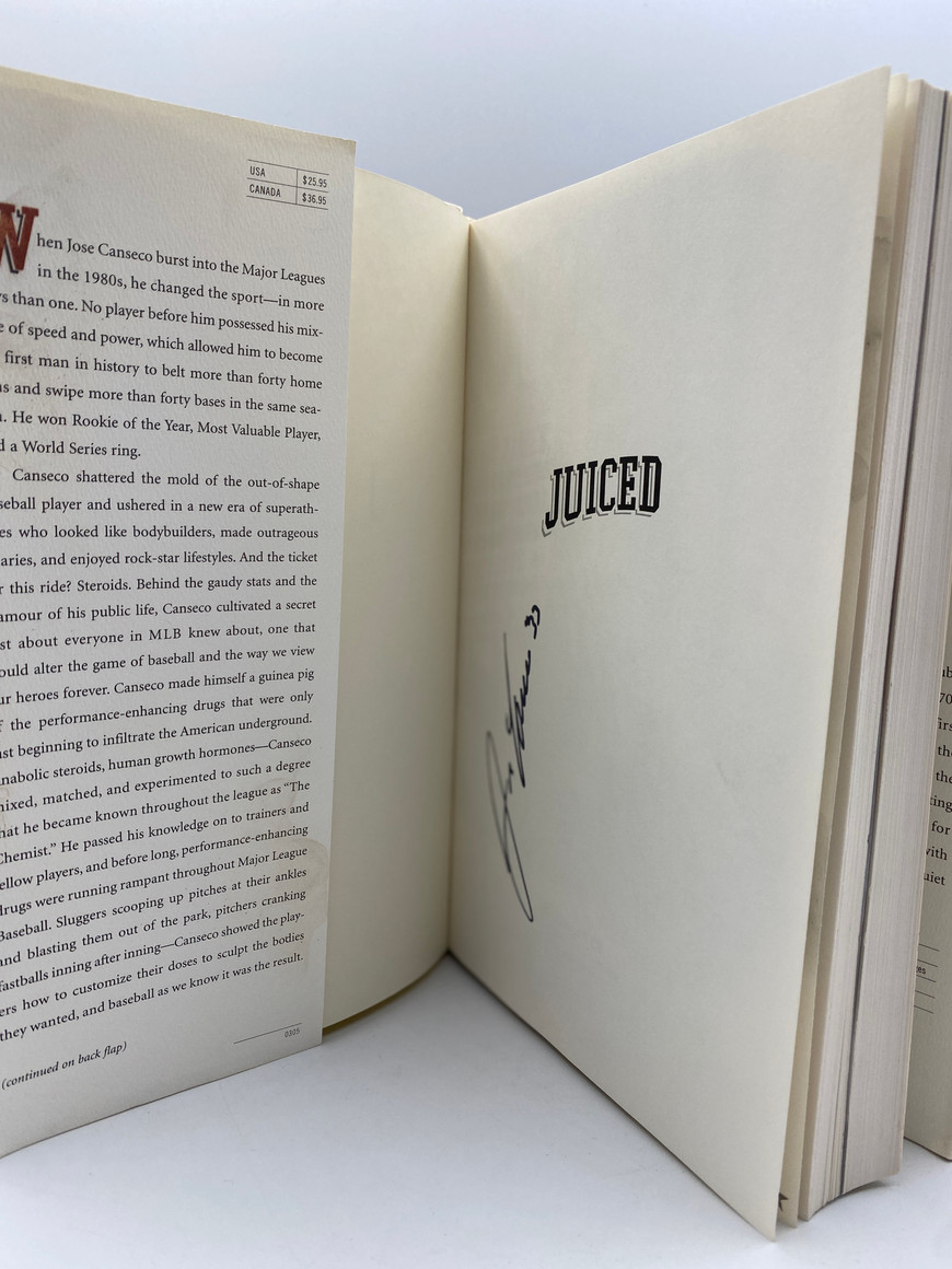 Juiced - Jose Canseco (Signed Book)