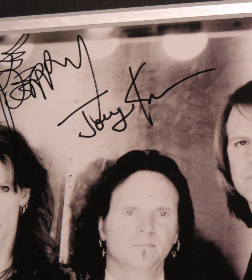 Aerosmith Signed Framed Display - Aerosmith (Signed Sheet Music)