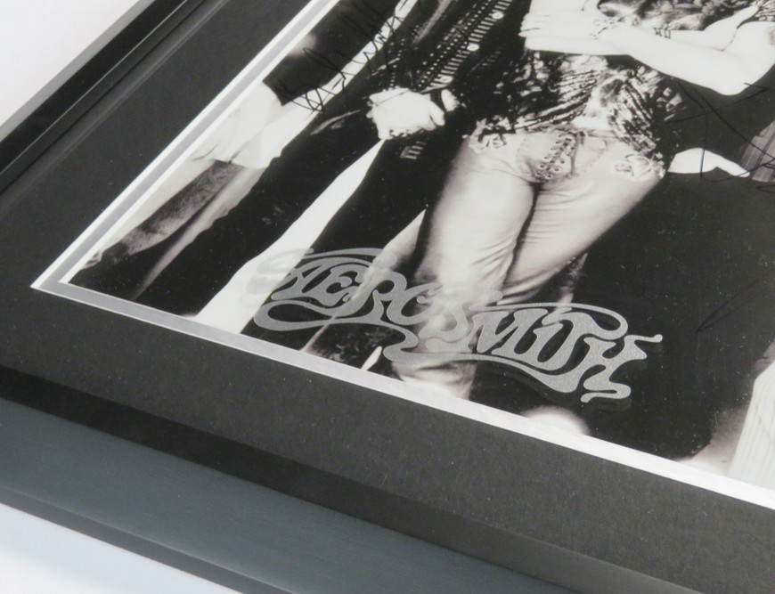 Aerosmith Signed Framed Display - Aerosmith (Signed Sheet Music)