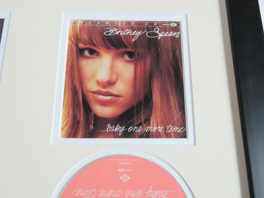 Britney Spears Signed Framed Display - Britney Spears (Signed Sheet Music)