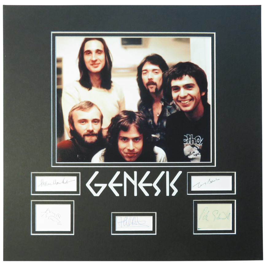 Genesis Signed Matted Display - Genesis (Signed Sheet Music)