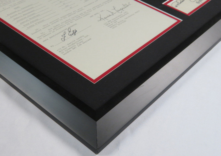 The Carpenters Signed Framed Display - Karen Carpenter and Richard ...