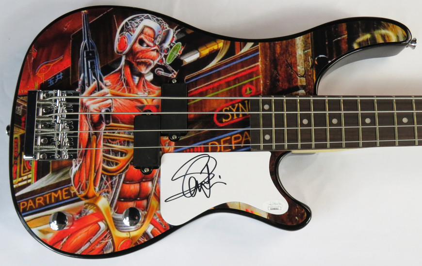Steve Harris Signed Bass Guitar - Premiere Collectibles