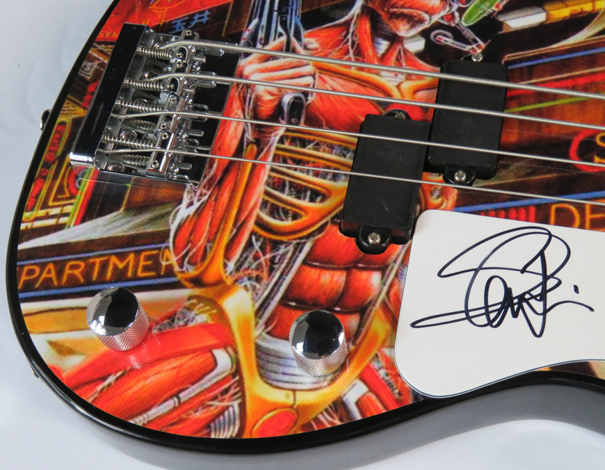 Steve Harris Signed Bass Guitar - Premiere Collectibles