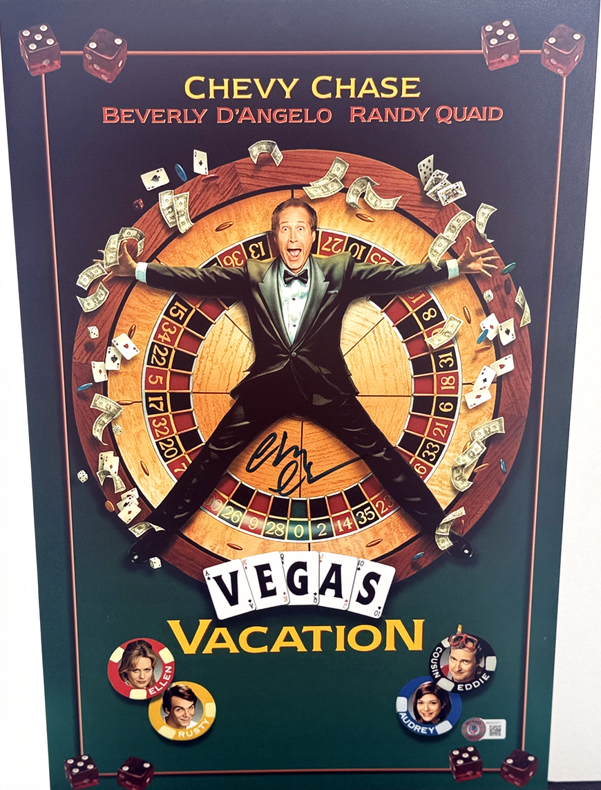 Chevy Chase Vegas Vacation Poster - Premiere Collectibles