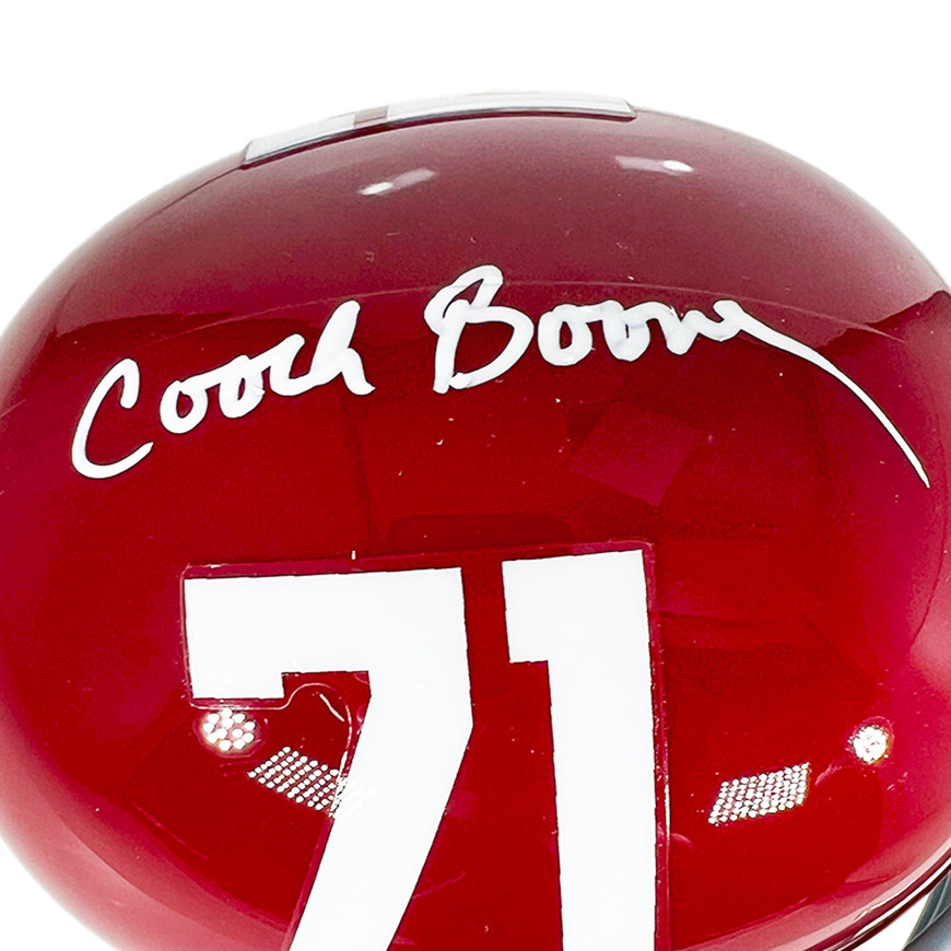 Herman Boone Signed T.C. Williams "Remember the Titans" Red Mini Schutt ...