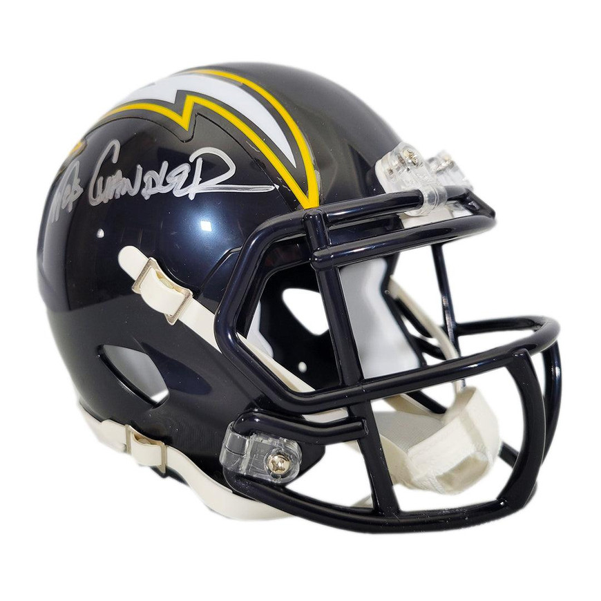 Wes Chandler Signed San Diego Chargers 1988-06 Throwback Speed Mini ...