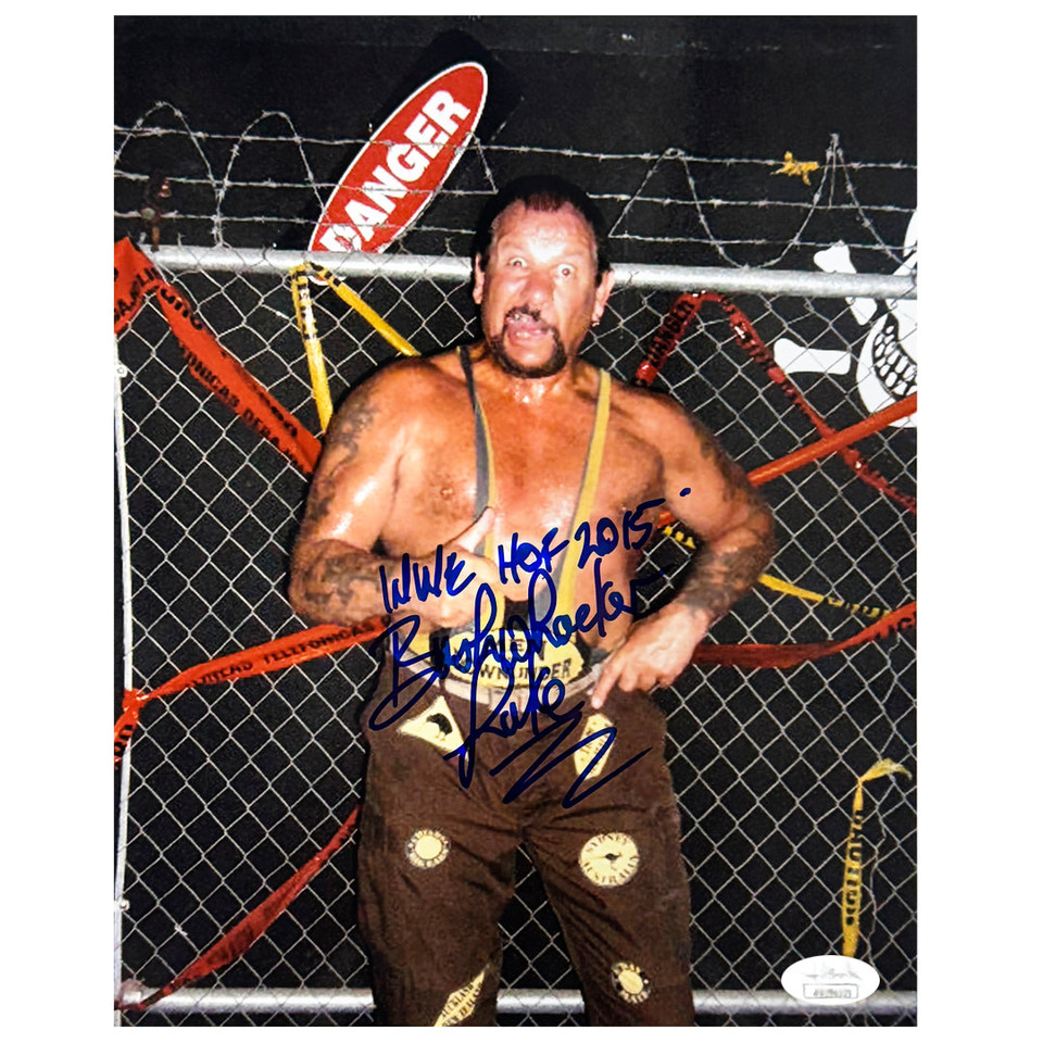 Bushwacker Luke Signed WWE HOF 2015 Inscription Pose 4 Wrestling 8x10 ...