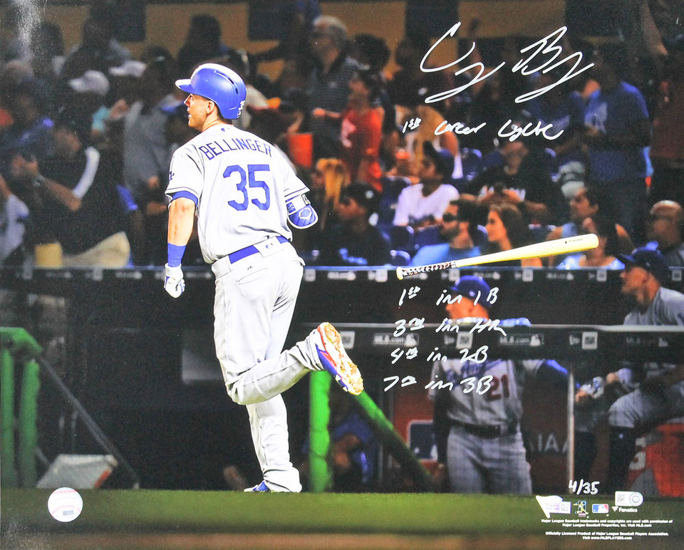 Dodgers Cody Bellinger "1st Career Cycle" Signed 16x20 Photo LE #4/35 ...