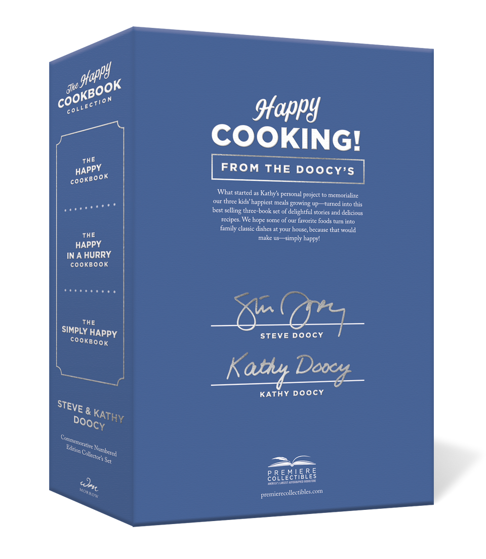 The Happy Cookbook Collection - Steve and Kathy Doocy (Signed ...