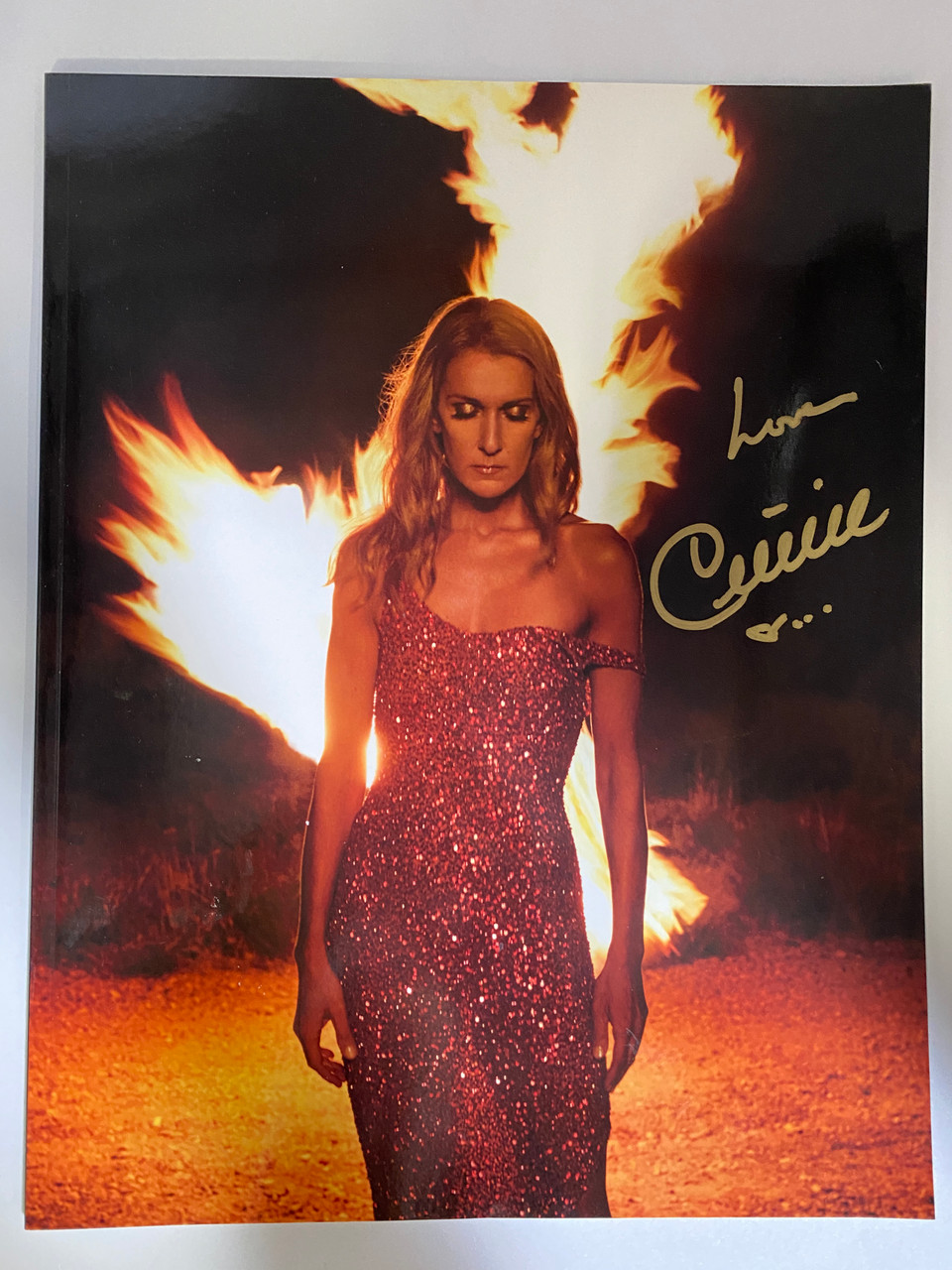 Celine Dion Courage - (Signed Book)