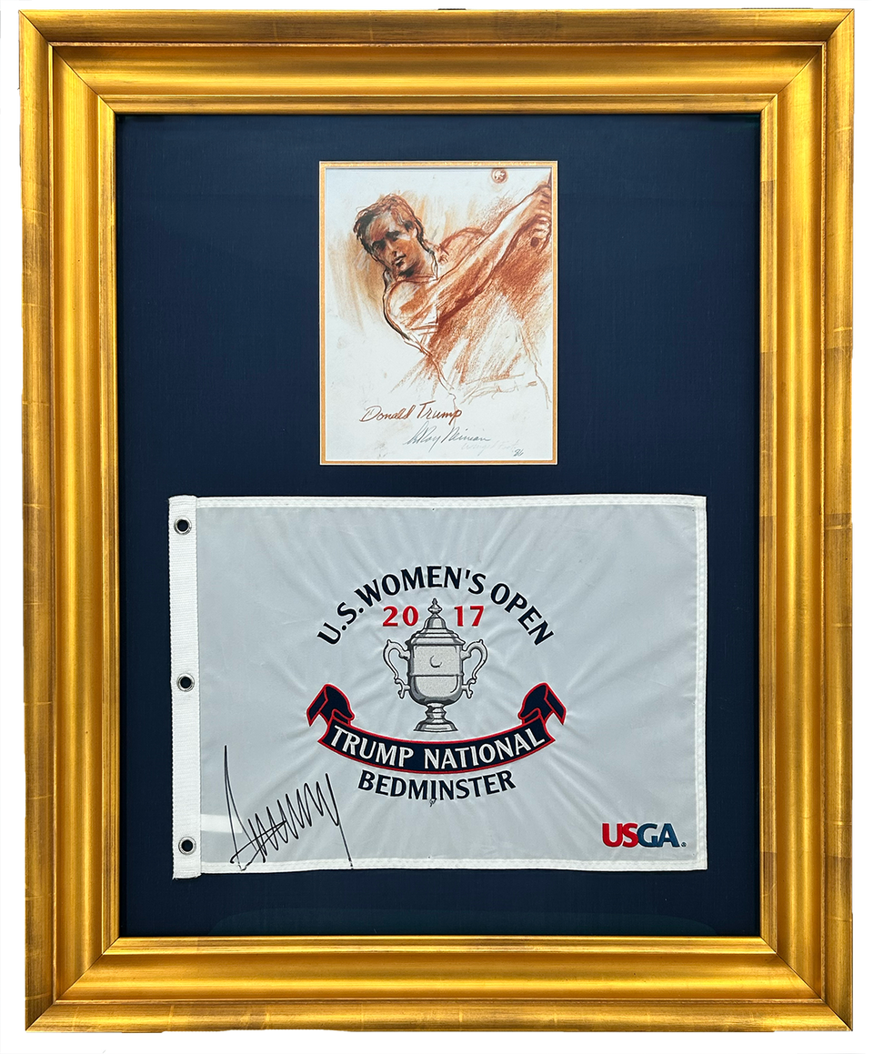 Donald Trump Signed Framed Book Display - Donald J. Trump (Signed Book) Donald Trump Signed Framed Book Display - Donald J. Trump (Signed Book)
